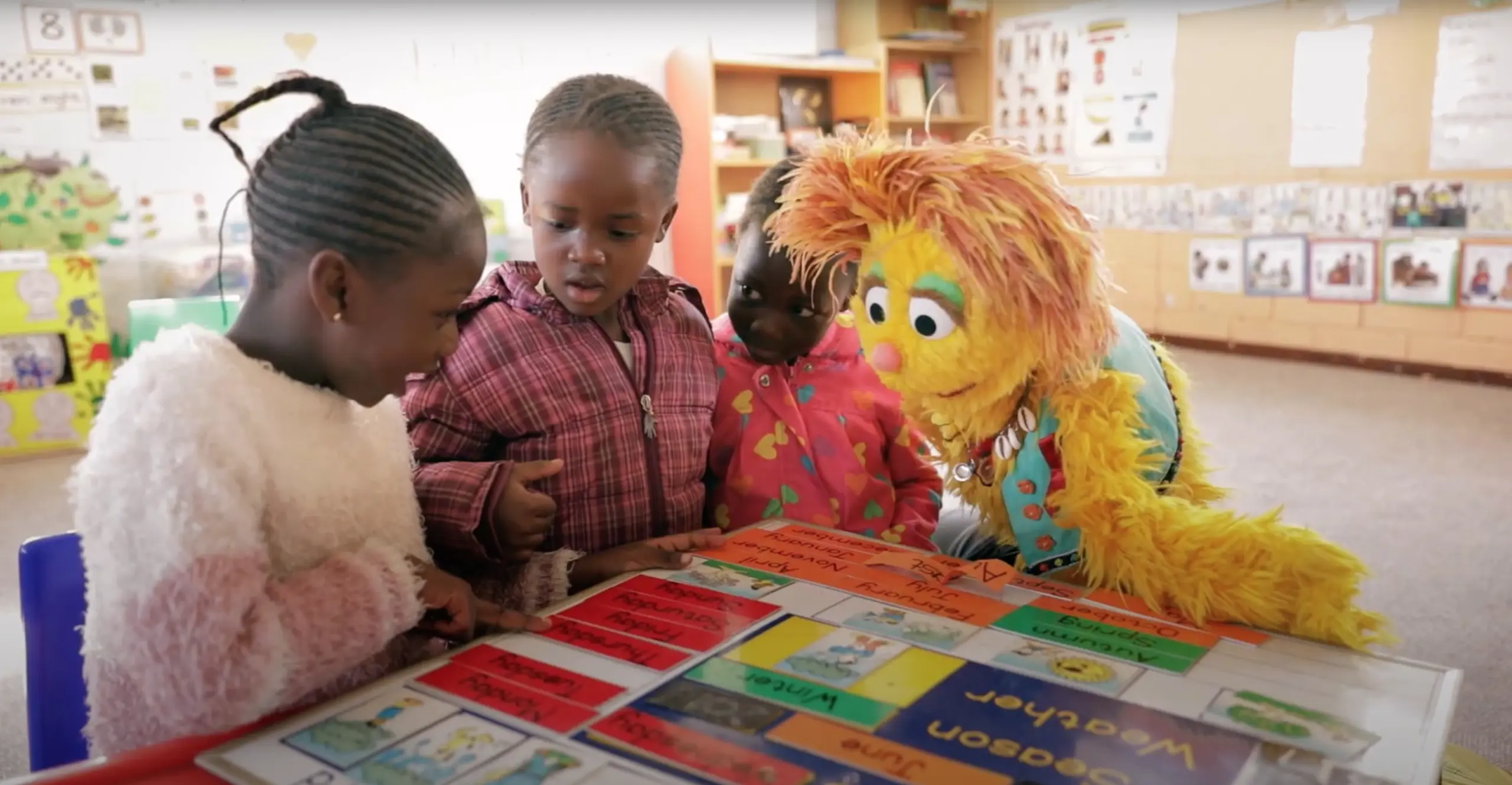 Learning through play on Takalani Sesame